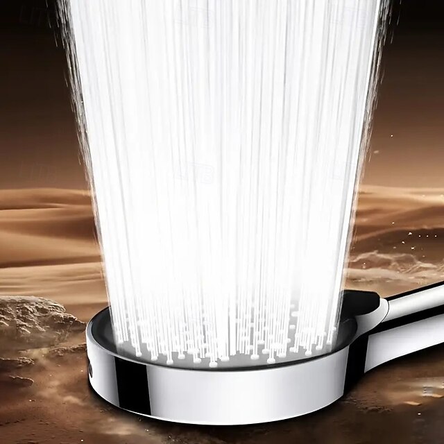 Large Panel 7 Modes Handheld Shower Head High Pressure Water Saving ...