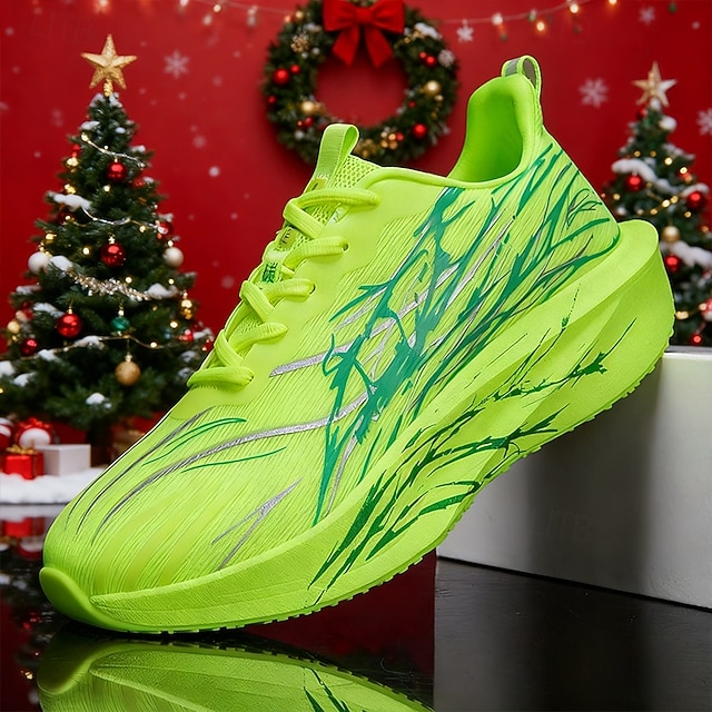 Neon Green Men's Running Shoes – High-Performance Footwear for ...
