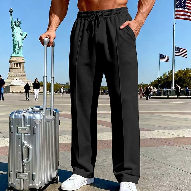 Men's Sweatpants Wide Leg Sweatpants Trousers Open Bottom Sweatpants ...