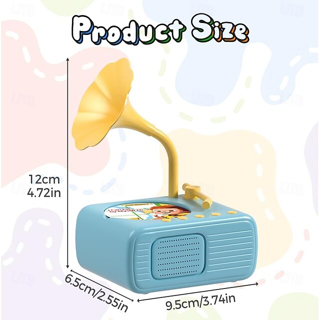 Children's Early Education Phonograph Story Machine with 99 Cards ...