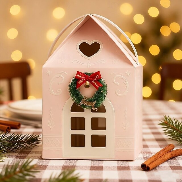2/5/10PCS Christmas Wonderland House Gift Box Set Large 3D Pop Up House ...