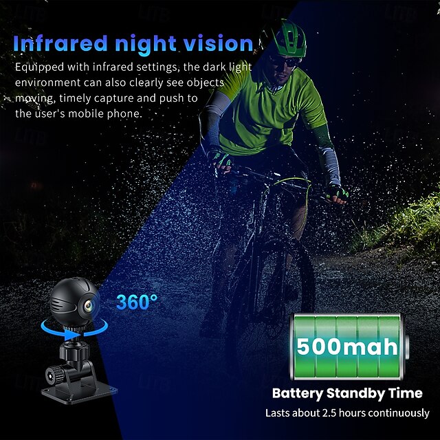 Mini Security Camera 1080P HD WiFi Home Indoor Outdoor Camera for Baby ...