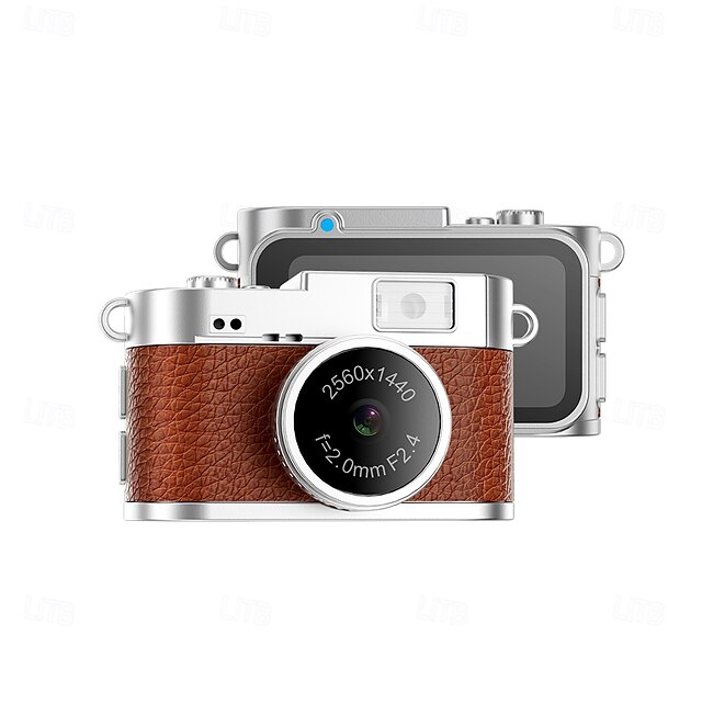 HD 2K Full-Screen Mini Thumb-Sized Digital Camera for Students Portable ...