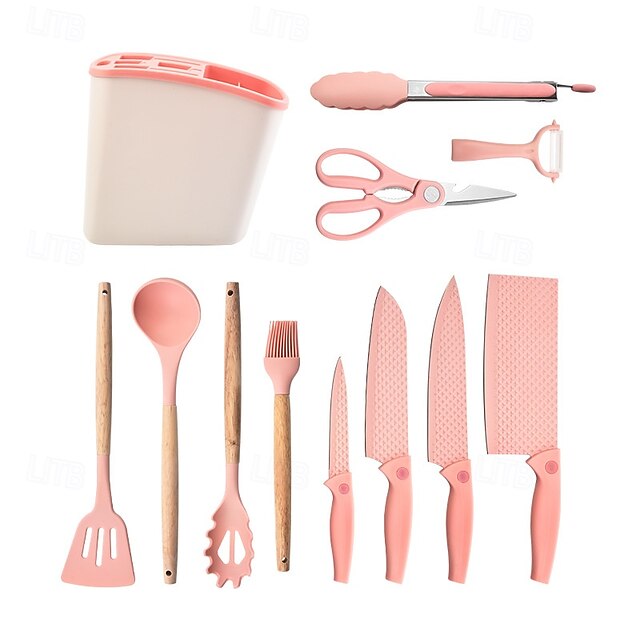 Silicone Kitchenware 12 Piece Set Of Cutting Tools Household Sharp ...
