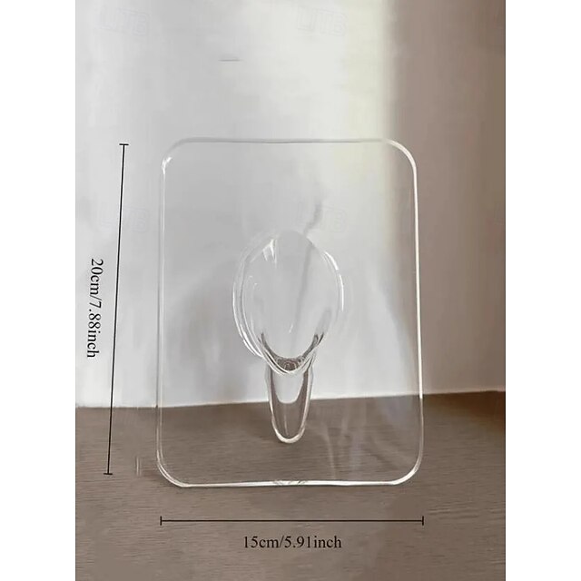 Acrylic Po Frame Vase - Modern Floral Flower Vase for Home Decor, Desk ...