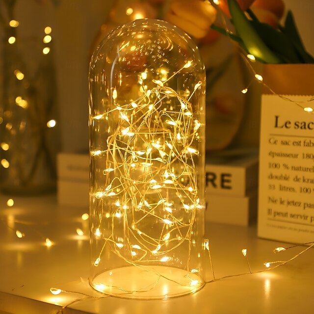 Firecracker Copper Wire Light String Fairy String Lights8 Function ...