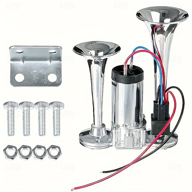 Train Model Whistle Super Loud Dual-tube Horn Air Horn Kit Dual-tube ...