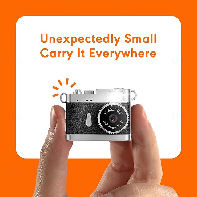 Compact Digital Camera with 0.96 IPS Screen Keychain & Necklace Strap ...