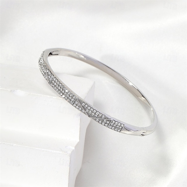 Cubic Zirconia Classic Vertical / Gold bar Elegant Fashion Simple ...