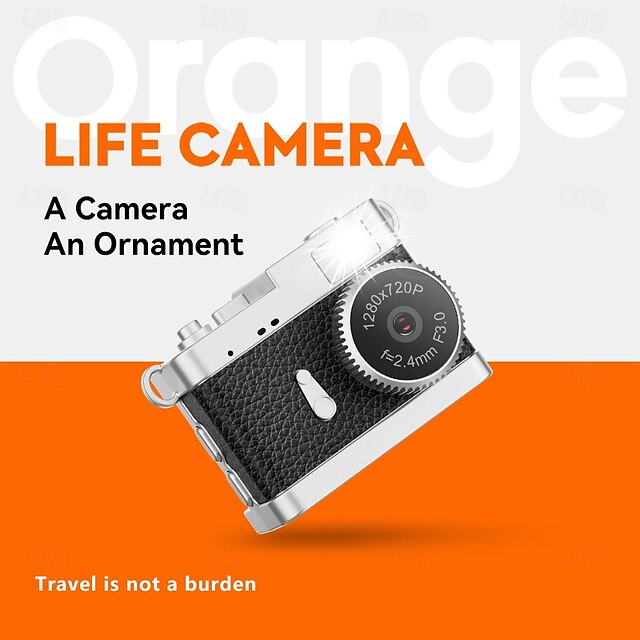 Compact Digital Camera with 0.96 IPS Screen Keychain & Necklace Strap ...
