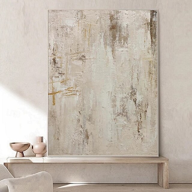 Handmade Oil Painting Canvas Wall Art Decoration Wabi-Sabi Style Simple ...