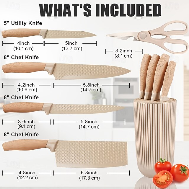 6-piece Combination Knife Set Suitable for Different Scenarios of ...