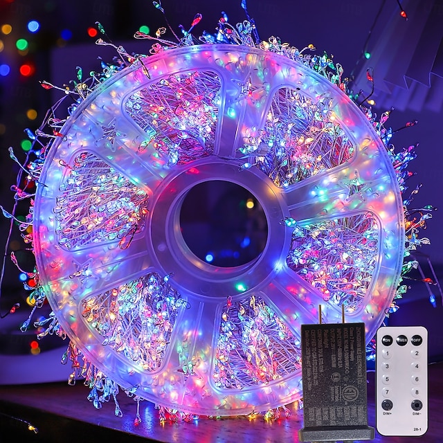 Firecracker Copper Wire Light String Fairy String Lights8 Function ...