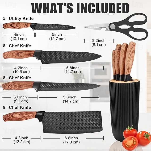 6-piece Combination Knife Set Suitable for Different Scenarios of ...