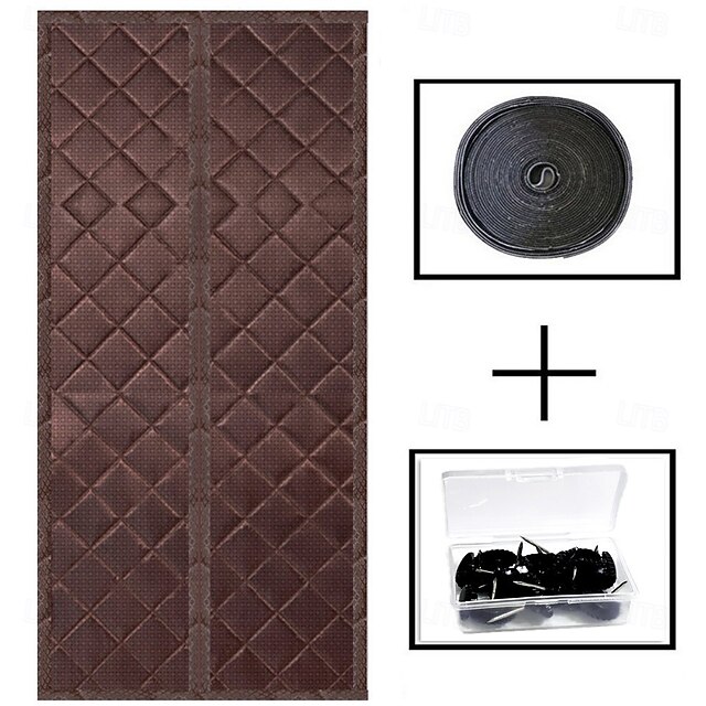 Magnetic Fly Screen Door, Winter Thermal Door Curtain for Bedroom ...