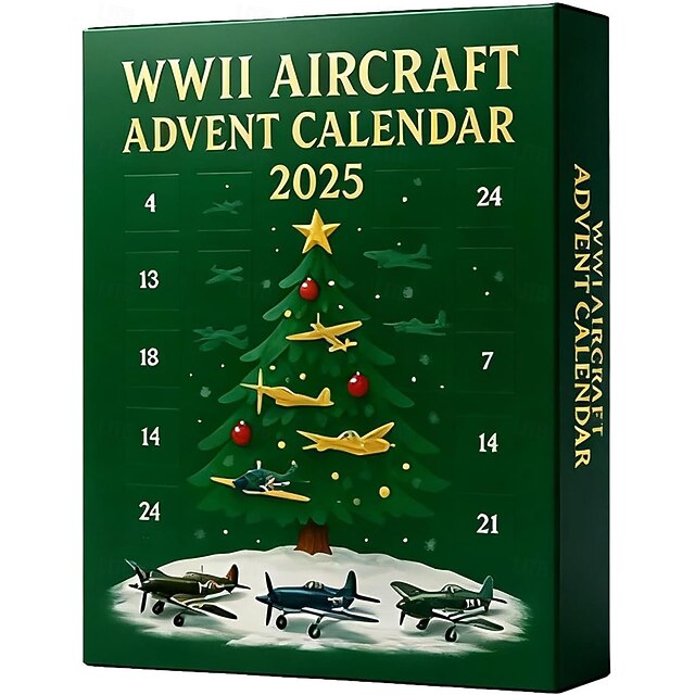 Wwii Aircraft Advent Calendar Stocking Stuffers 2025 24 Days of Iconic ...