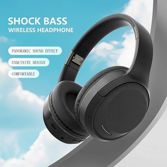 A3 Wireless Bluetooth Headphones Over-Ear HiFi Stereo Foldable Headset ...