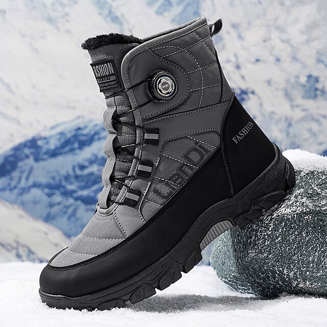 Men's White Snow Boots – Comfortable and Stylish, Great for Winter ...