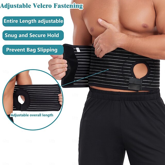 Adjustable Ostomy Belt for Men Women, Stoma Support Belt Covers with ...
