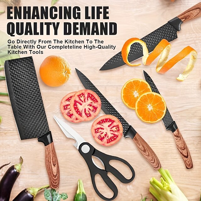 6-piece Combination Knife Set Suitable for Different Scenarios of ...