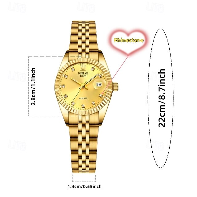 New Women's Watch/Exquisite High end Women's Quartz Watch - Rhinestone ...