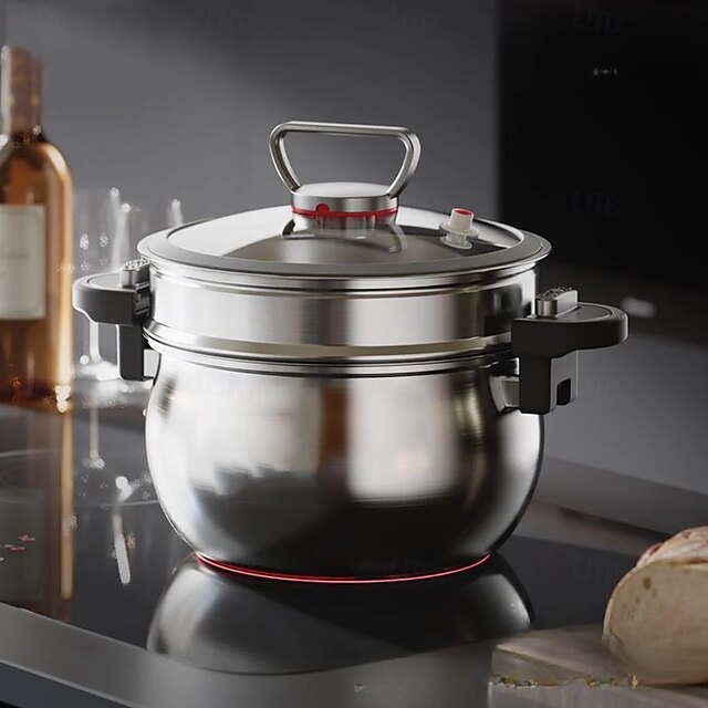 Multi-Stove Micro-Pressure Cooking Pot With Glass Lid (7L) 2026 - $209.09