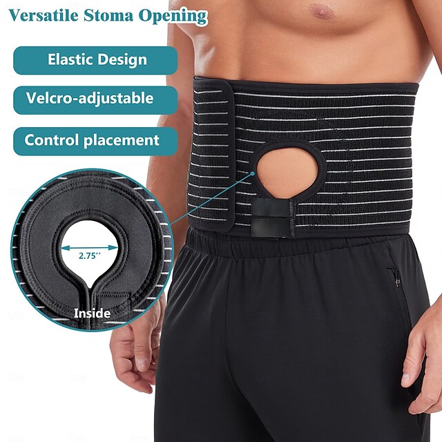 Adjustable Ostomy Belt for Men Women, Stoma Support Belt Covers with ...