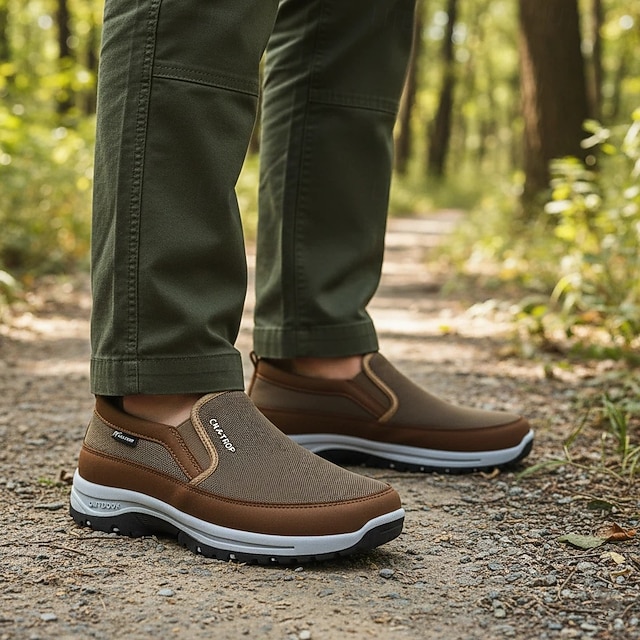 Men's Breathable Slip-On Outdoor Shoes – Lightweight and Durable ...