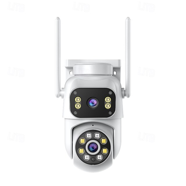 Outdoor Surveillance Camera 360 Pan-Tilt WiFi 4MP Full HD Audio/Visual ...