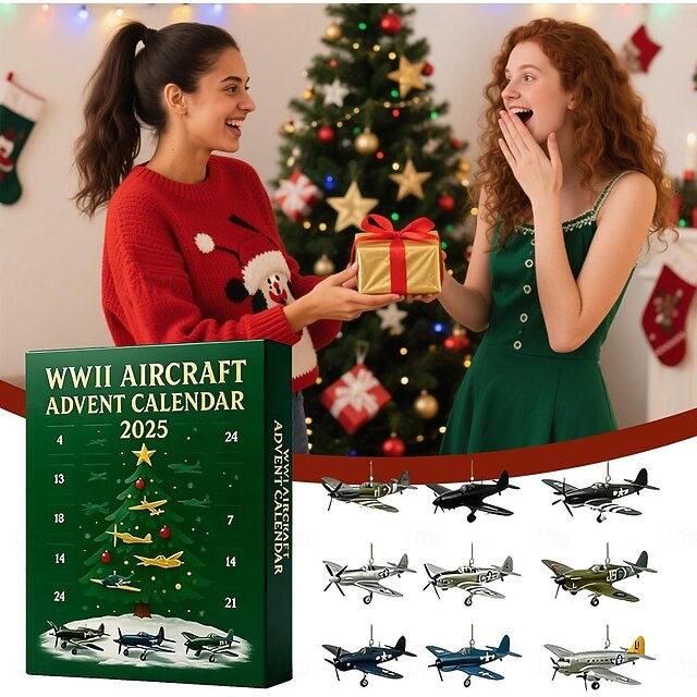 Wwii Aircraft Advent Calendar Stocking Stuffers 2025 24 Days of Iconic ...