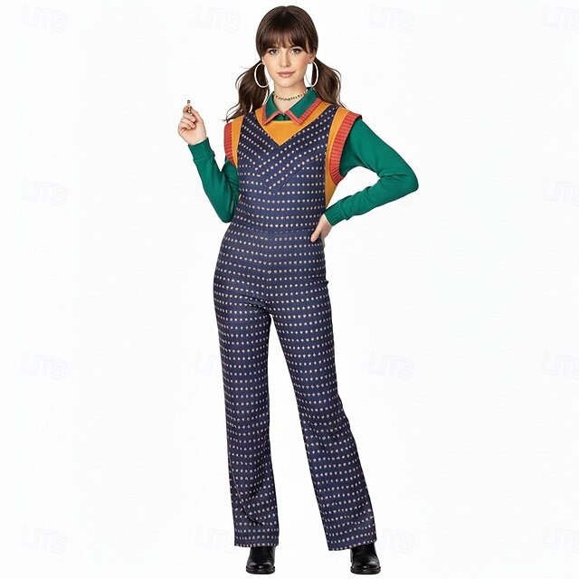 Sci-Fi TV Show 80s Inspired Girl Fancy Costume Jumpsuit Onesie Costume ...