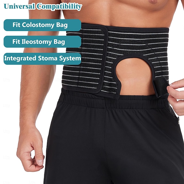 Adjustable Ostomy Belt for Men Women, Stoma Support Belt Covers with ...