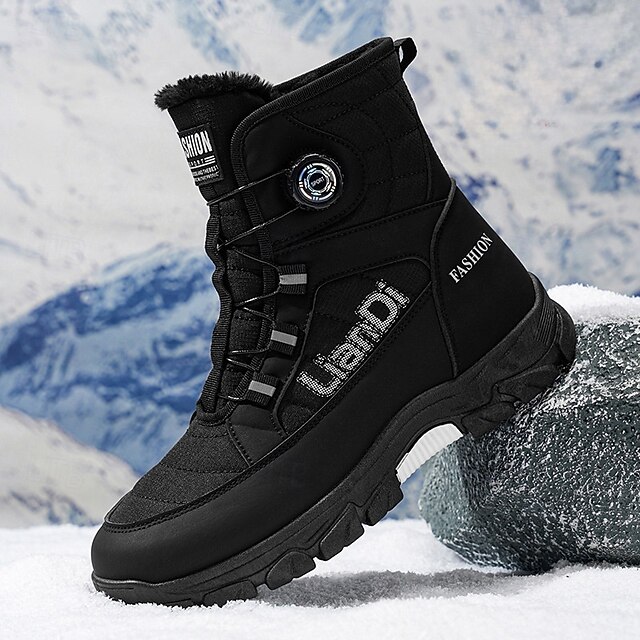 Men's White Snow Boots – Comfortable and Stylish, Great for Winter ...