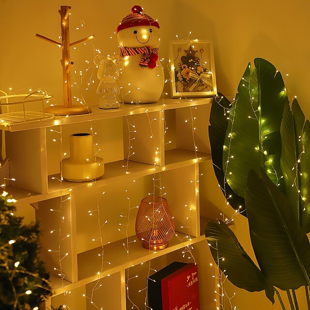 Firecracker Copper Wire Light String Fairy String Lights8 Function ...