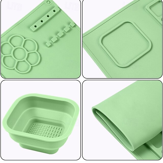 Silicone Craft Mat for Kids Silicone Sheet Resin Waterproof Table ...