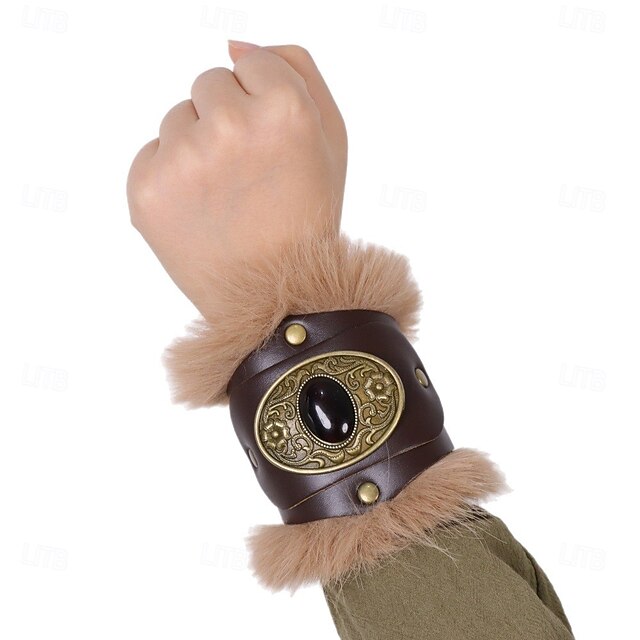 Retro Vintage Medieval Renaissance Armor Wrist Brace Arm Guards Warrior ...