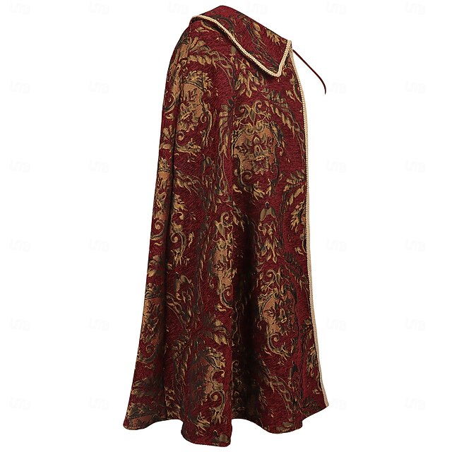 Medieval Renaissance Cape Warrior Knight Ritter Celtic Knight Jacquard ...