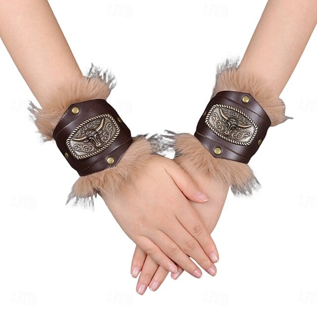 Retro Vintage Medieval Renaissance Armor Wrist Brace Arm Guards Warrior ...