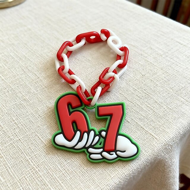 3D Printed Elf 67 Accessories Elf 67 Chain, 3D Printed Holiday "67", 67 ...
