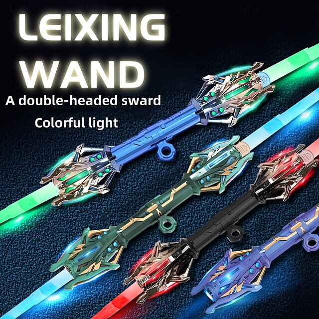 Colorful Changing Sound And Light Double Head Retractable Sword ...