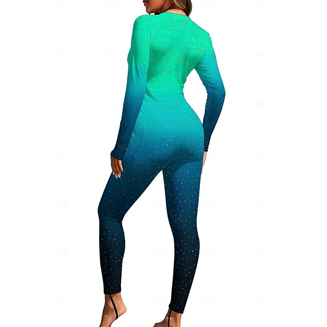 Women's Regular Rash Guard Full Body Rash Guard Bathing Suit Gradient ...