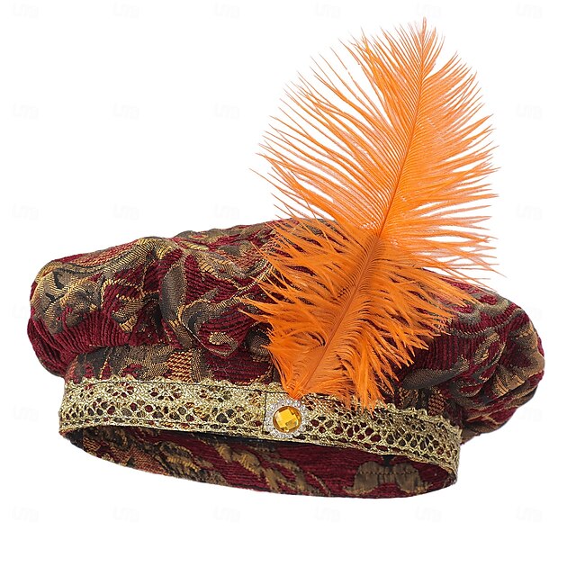 Retro Vintage Medieval Renaissance Hat Prince Vampire Nobleman Fancy ...