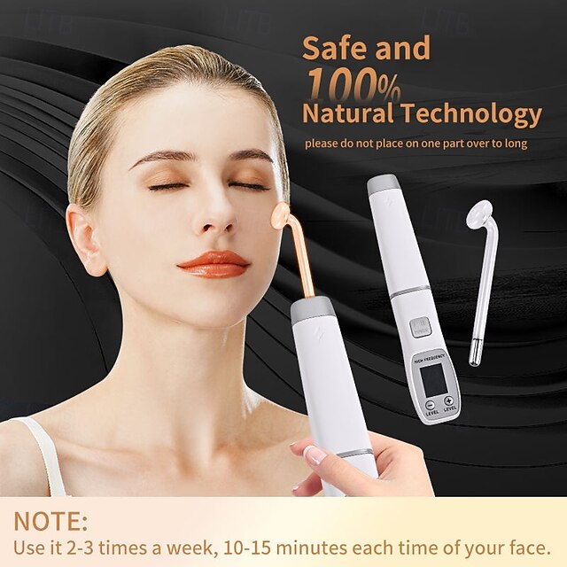 Smart Panel 9 Level High Frequency Facial Machine Skin Therapy Wand ...