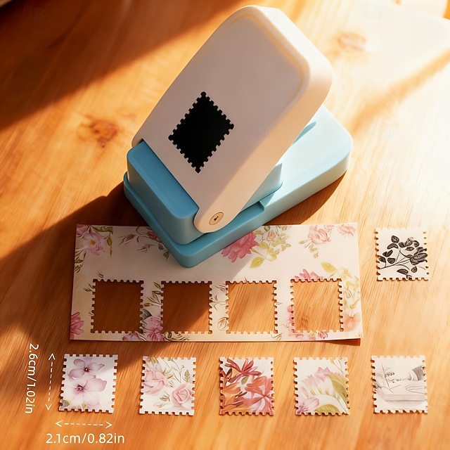 Postage Stamp Embossing Punch; Punches Score Tools for Scrapbooking ...
