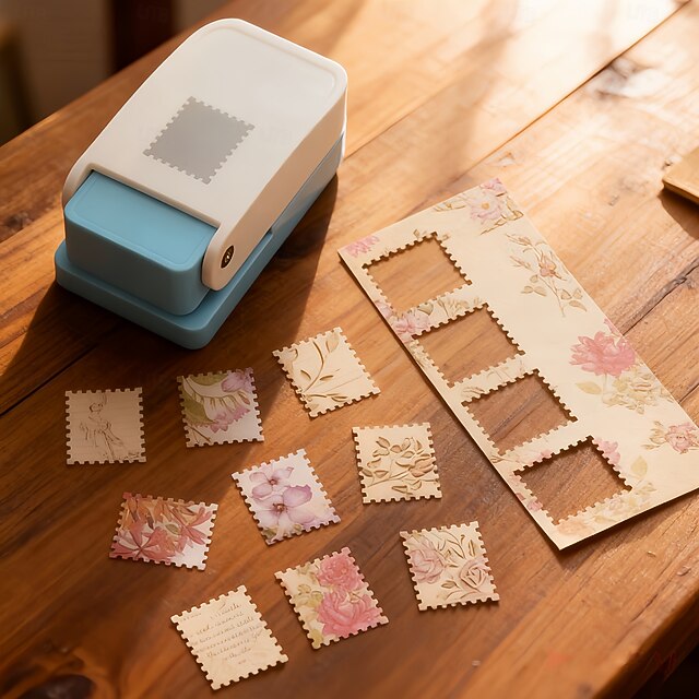 Postage Stamp Embossing Punch; Punches Score Tools for Scrapbooking ...