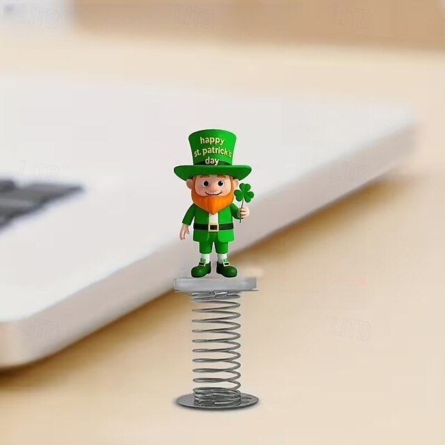 2D Acrylic Spring Leprechaun Ornament suitable for St Patrick's Day ...