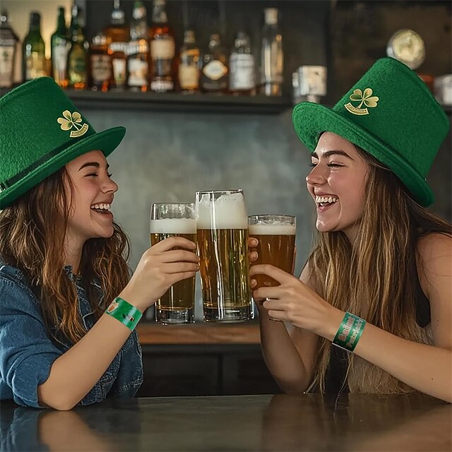 36 bracelets à claquer pour la Saint-Patrick, cadeaux et décorations ...