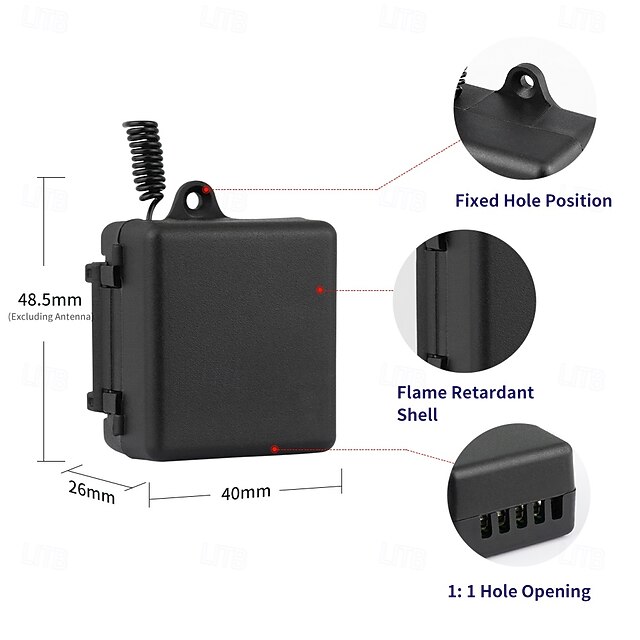 DC12V 1CH RF Wireless Remote Control Switches With Learning Code ...
