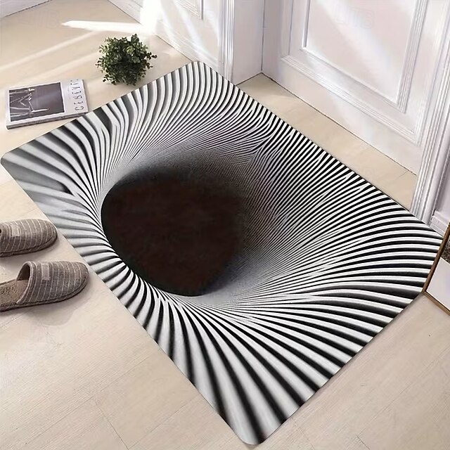 3D Optical Illusion Doormat Visual Trap Floor Mat Non Slip for Doorway ...