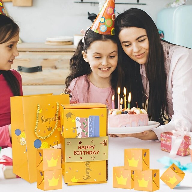 Coffret cadeau surprise explosif pour argent, Saint-Valentin ...
